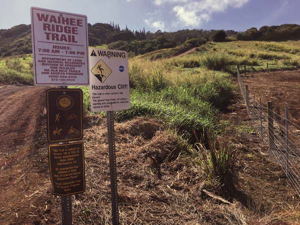 First phase of improvements on Waihe‘e Ridge Trail complete | News ...